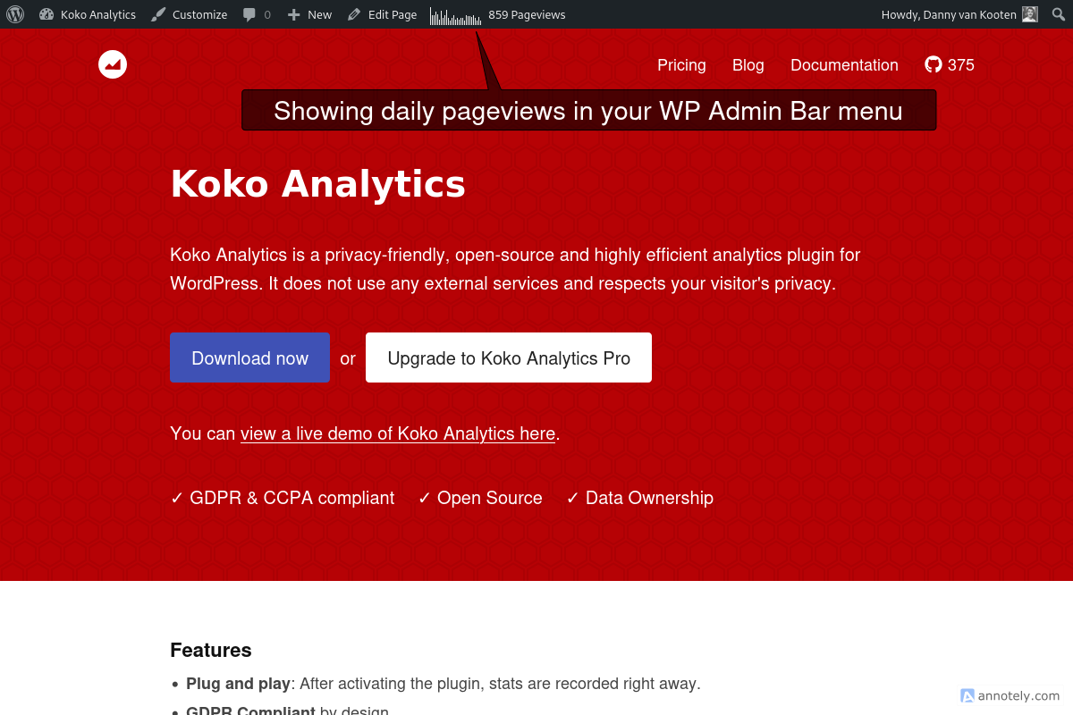 Koko Analytics | Privacy-friendly analytics plugin for WordPress